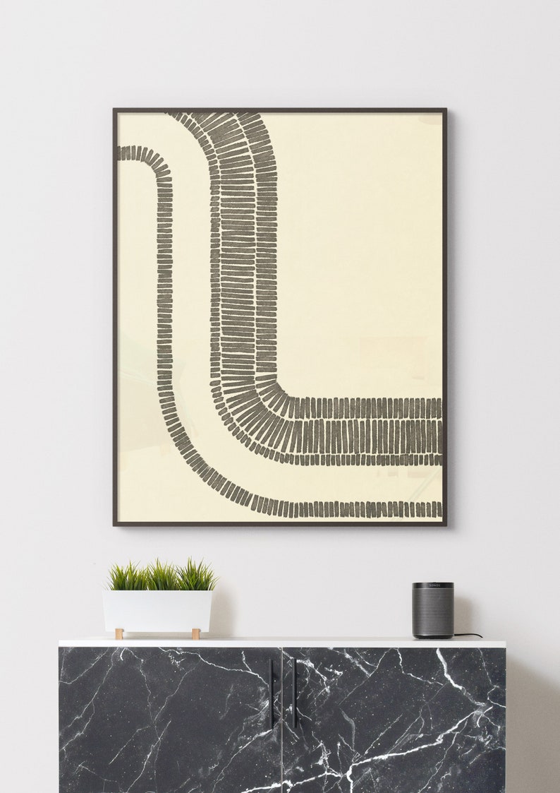 Line Art - 'drop' Printable Art - Boho Decor - Minimalist Art - Modern ...