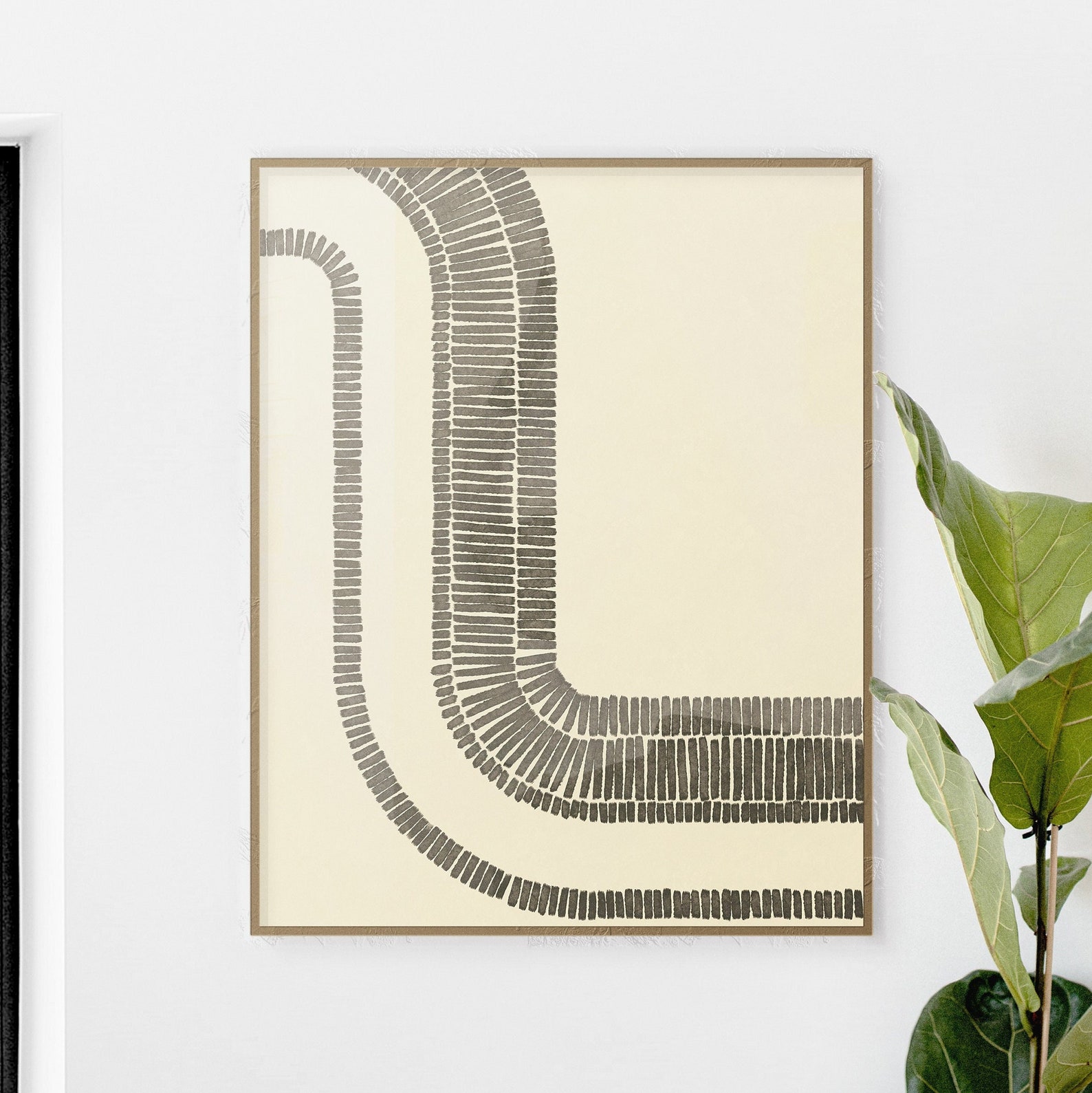 Line Art - 'drop' Printable Art - Boho Decor - Minimalist Art - Modern ...