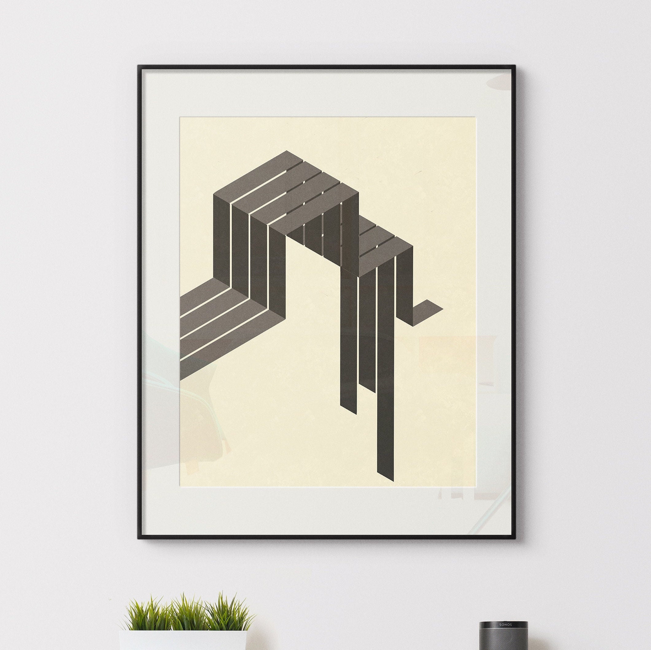 Abstract Printable Art 'stripes' - Minimalist Art - Postmodern ...