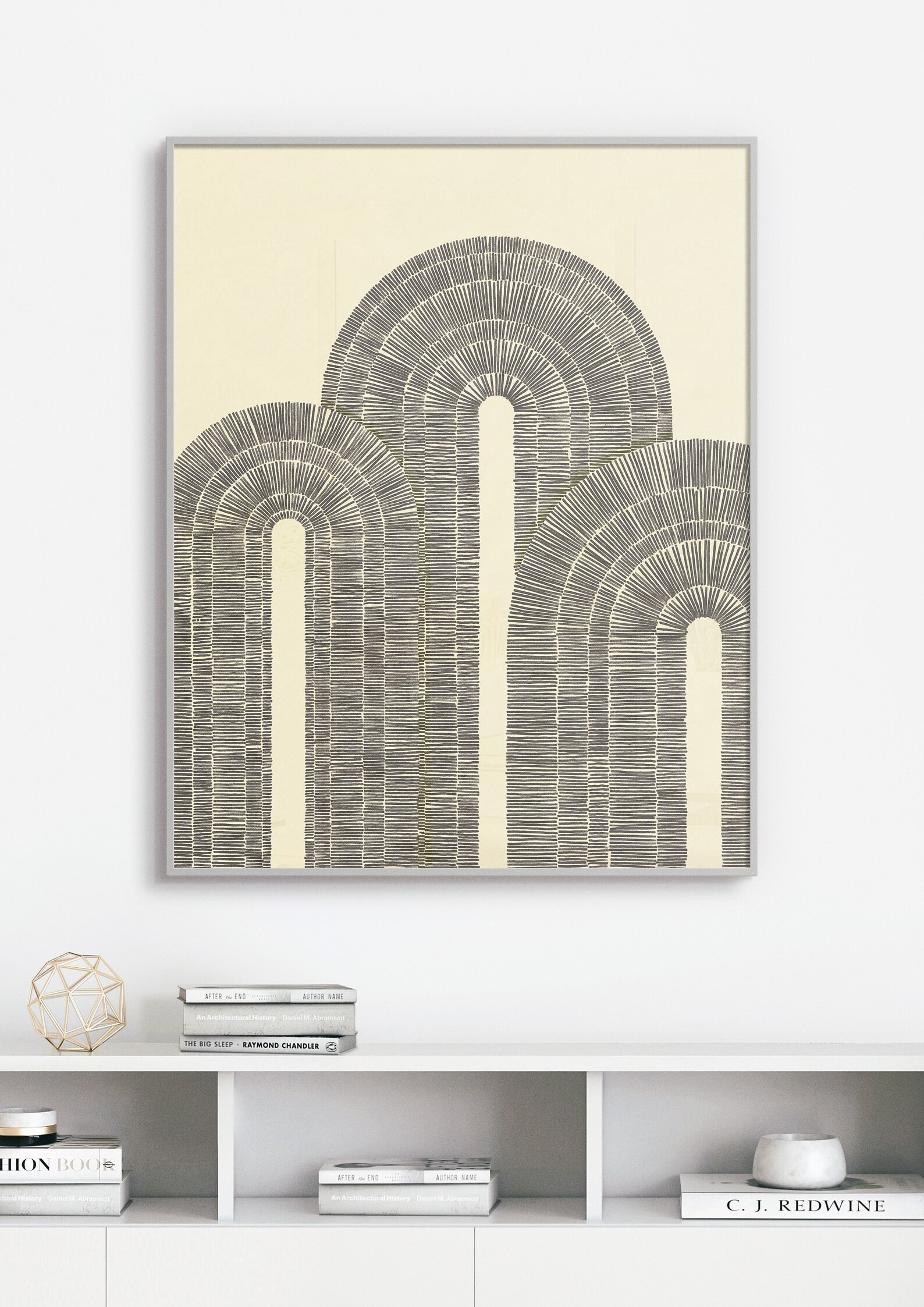 Line Art - 'three of a Kind' Printable Art - Boho Decor - Minimalist ...