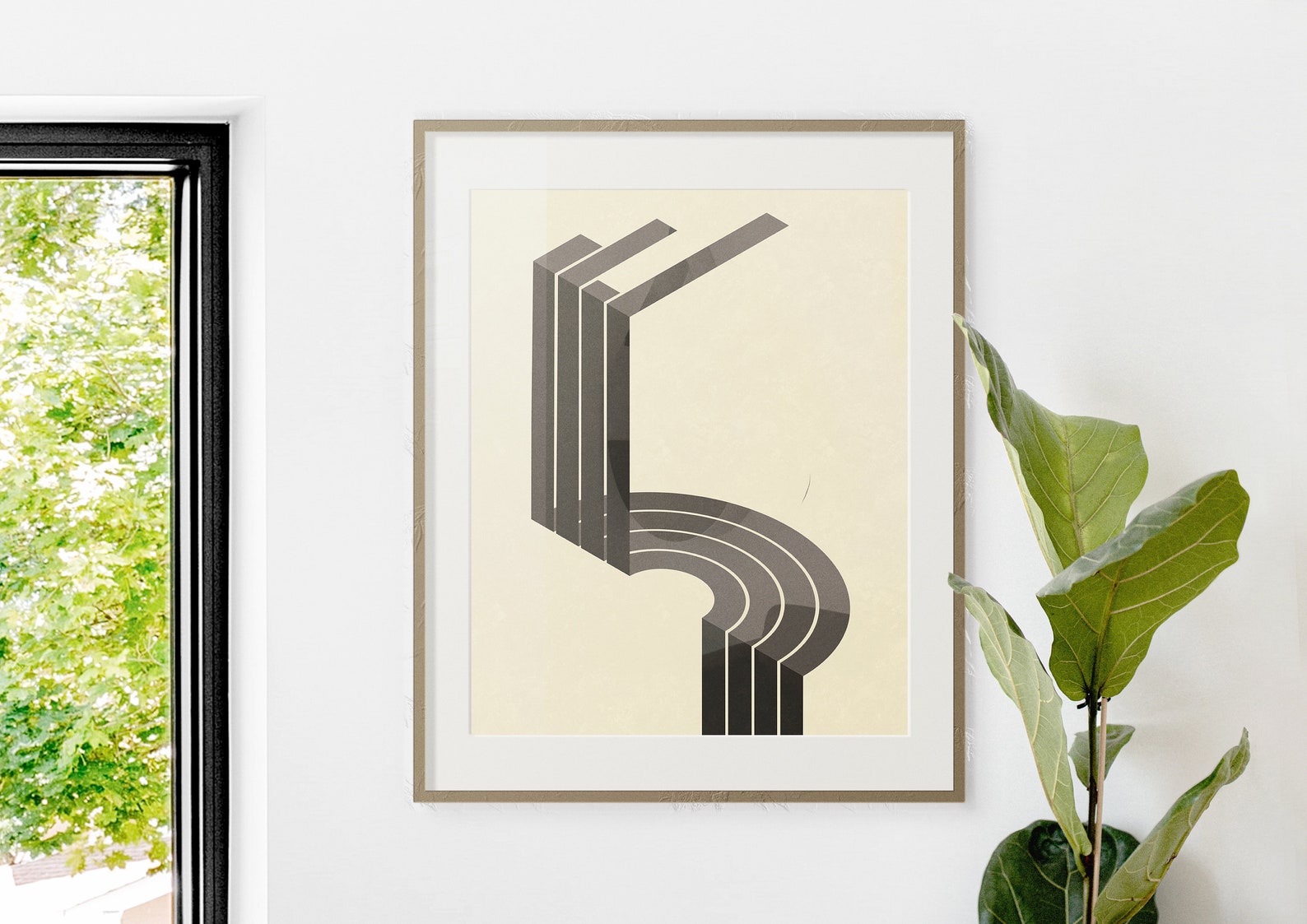 Abstract Printable Art 'stripes'- Minimalist Art - Postmodern ...