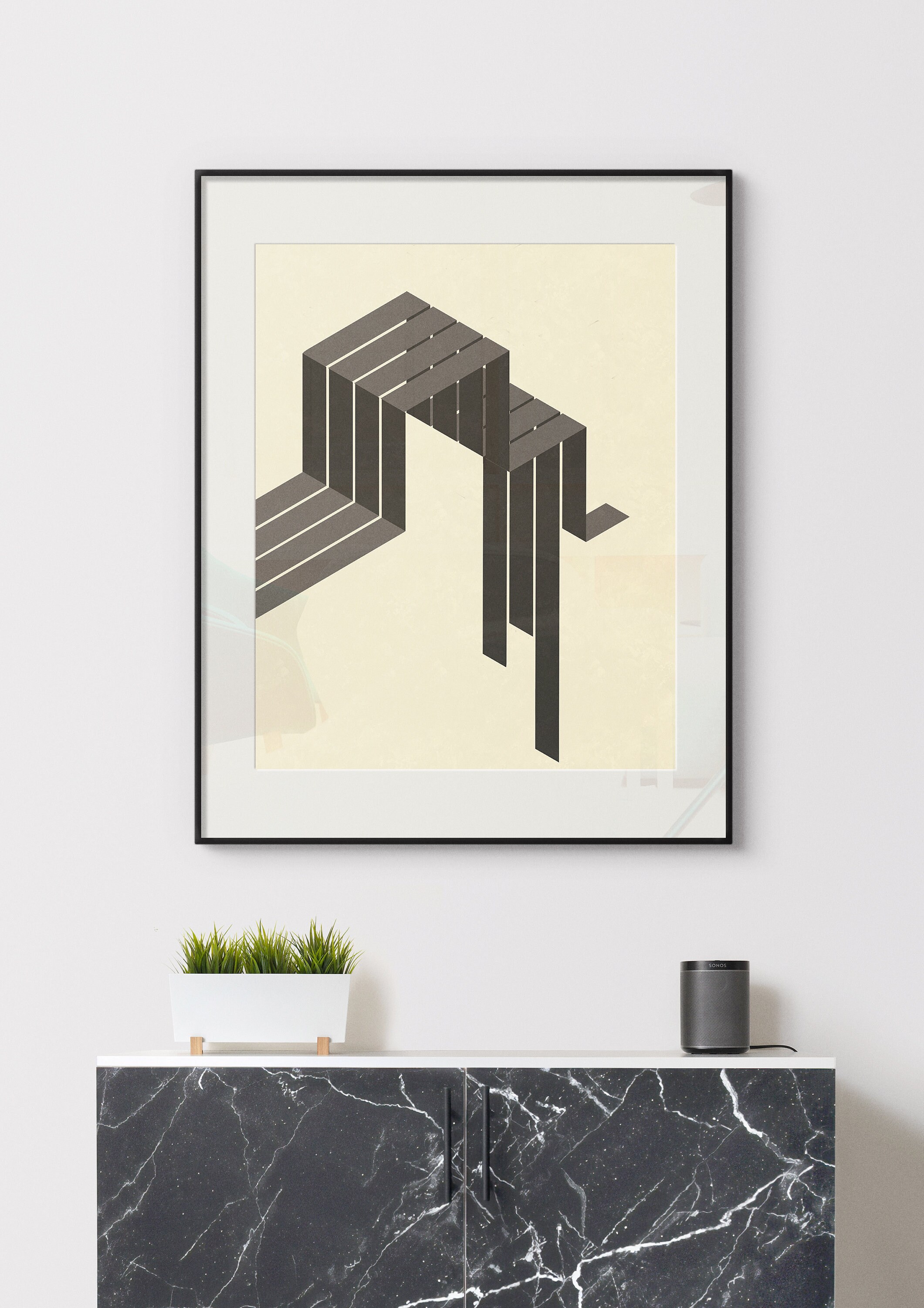 Abstract Printable Art 'stripes' - Minimalist Art - Postmodern ...