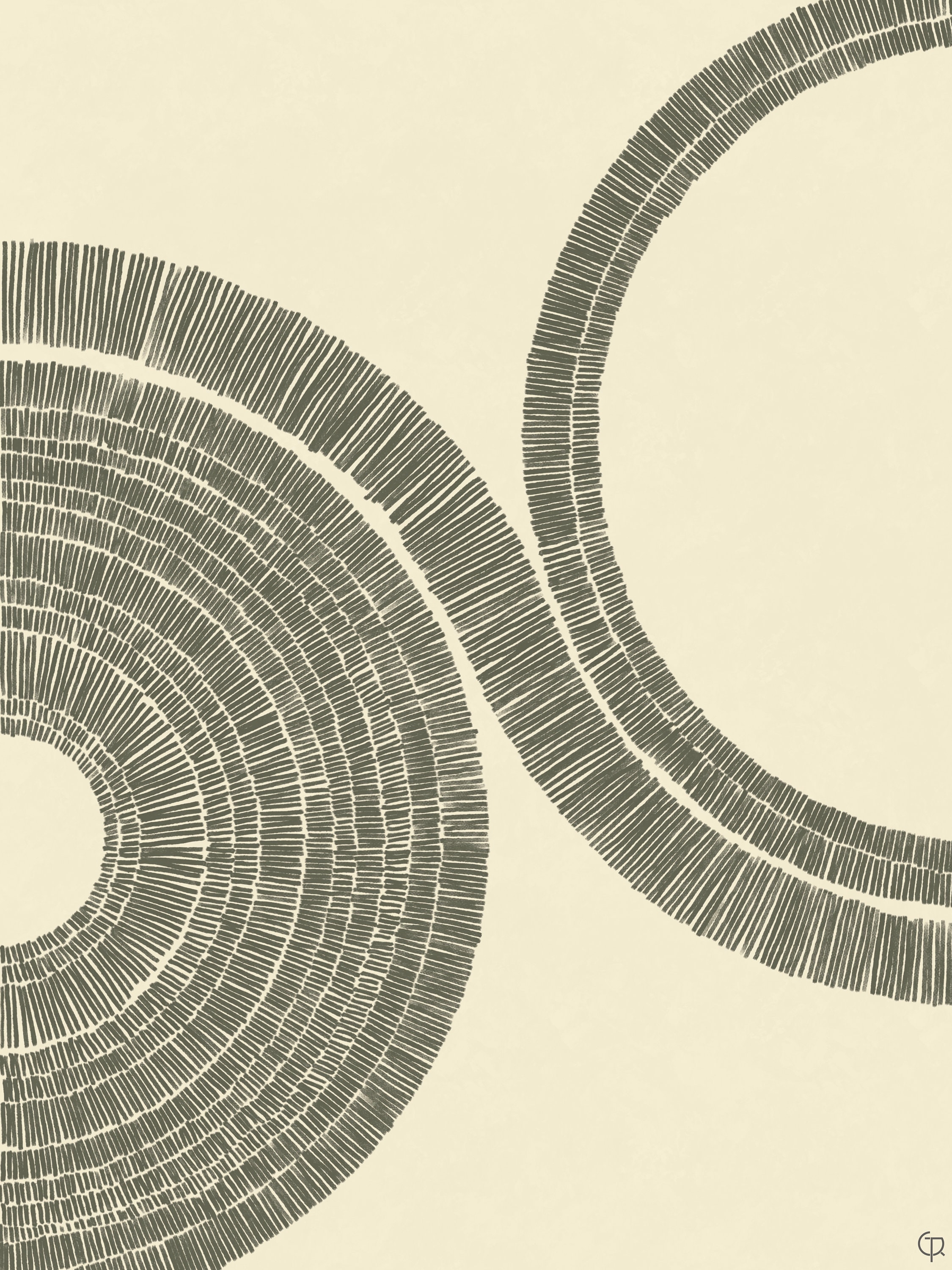 Line Art - 'two Halves' Printable Art - Boho Decor - Minimalist Art ...