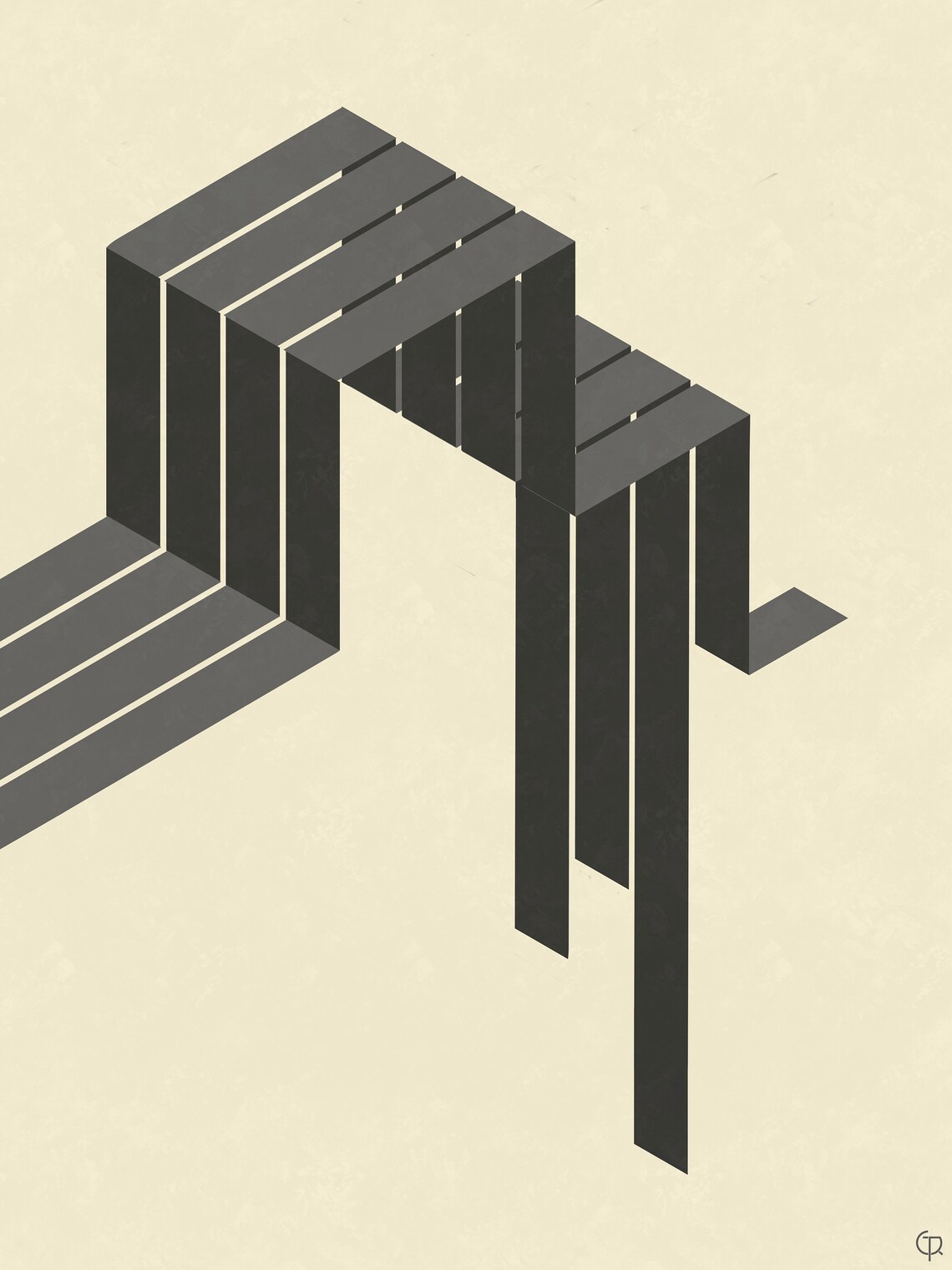 Abstract Printable Art 'stripes' - Minimalist Art - Postmodern ...