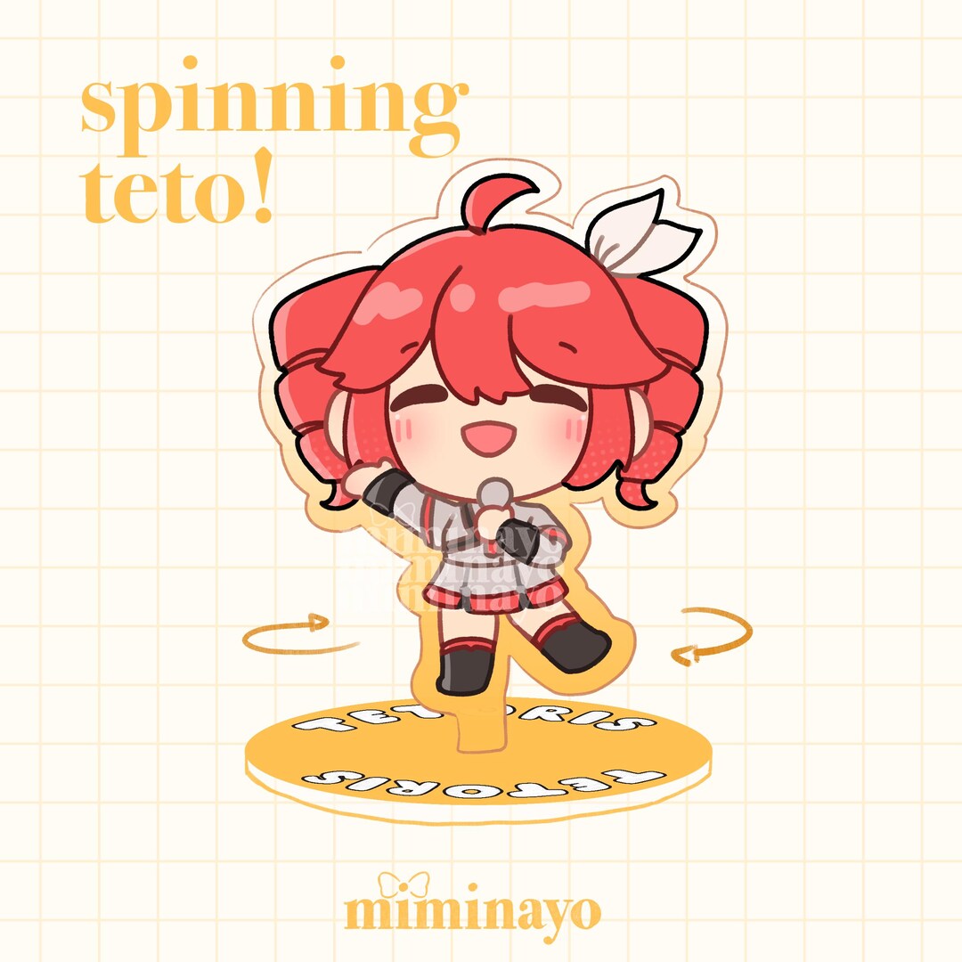 PREORDER - Spinning Tetoris Teto | Kasane Teto Vocaloid Spinning ...