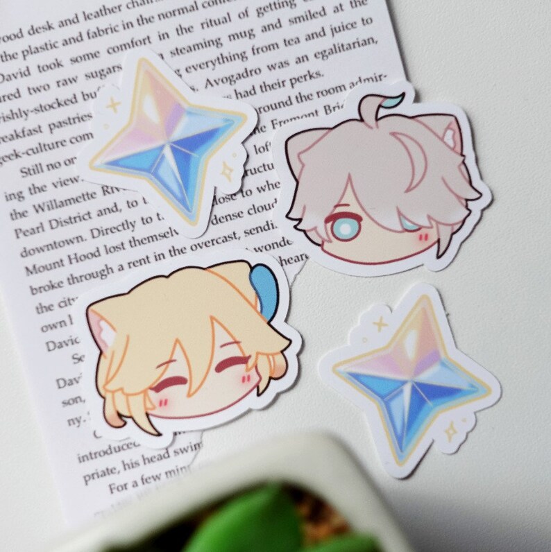 Haikaveh/kavetham Cat Chibi Sticker Genshin Impact Matte - Etsy