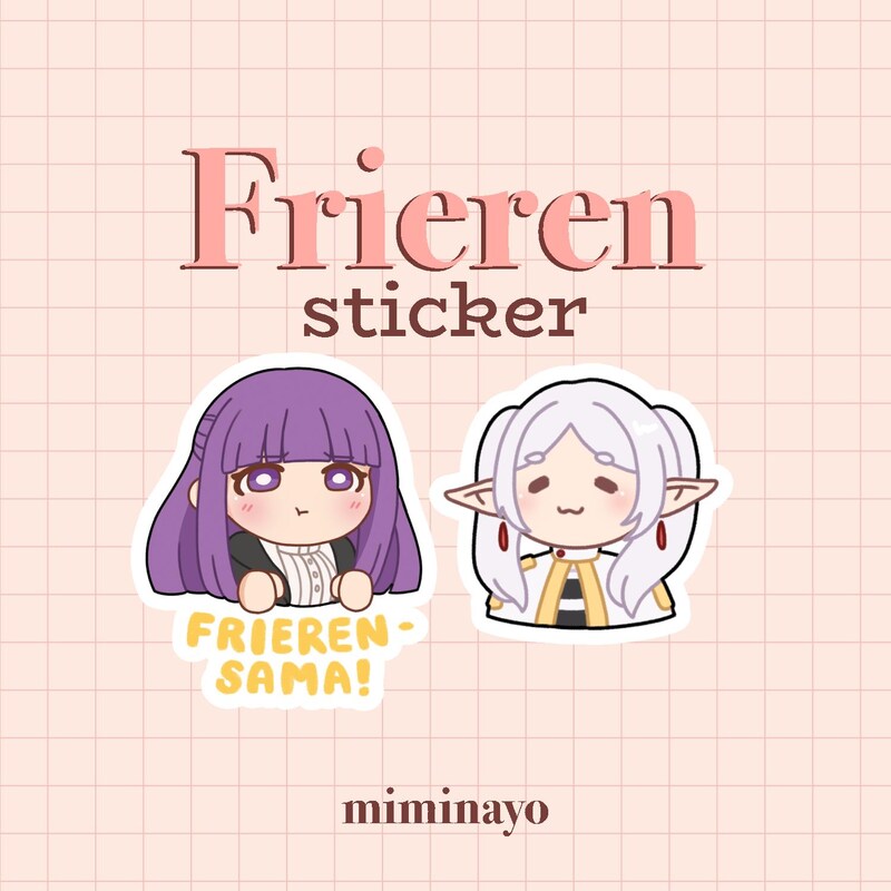 Frieren Sticker - Etsy