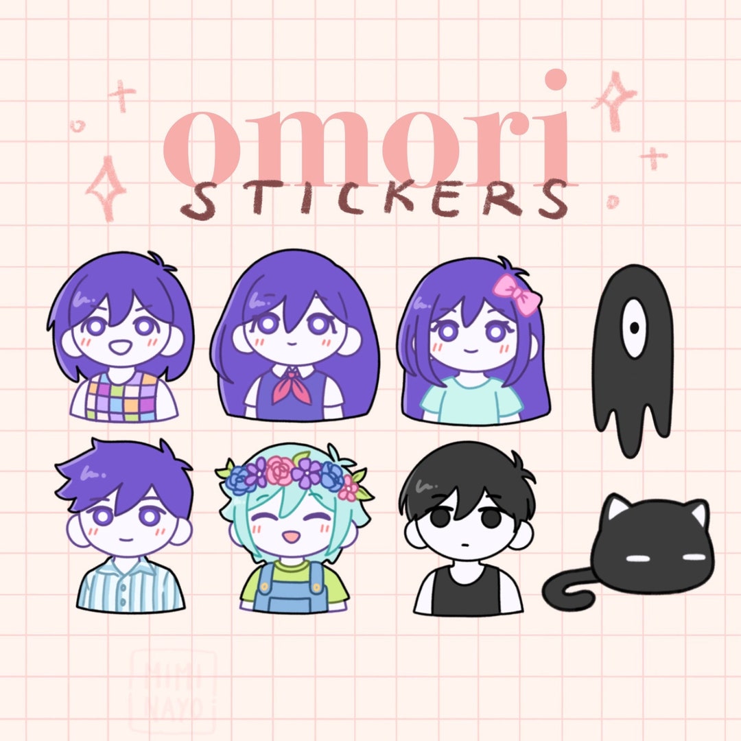 PREORDER Omori Stickers Glossy, Vinyl - Etsy