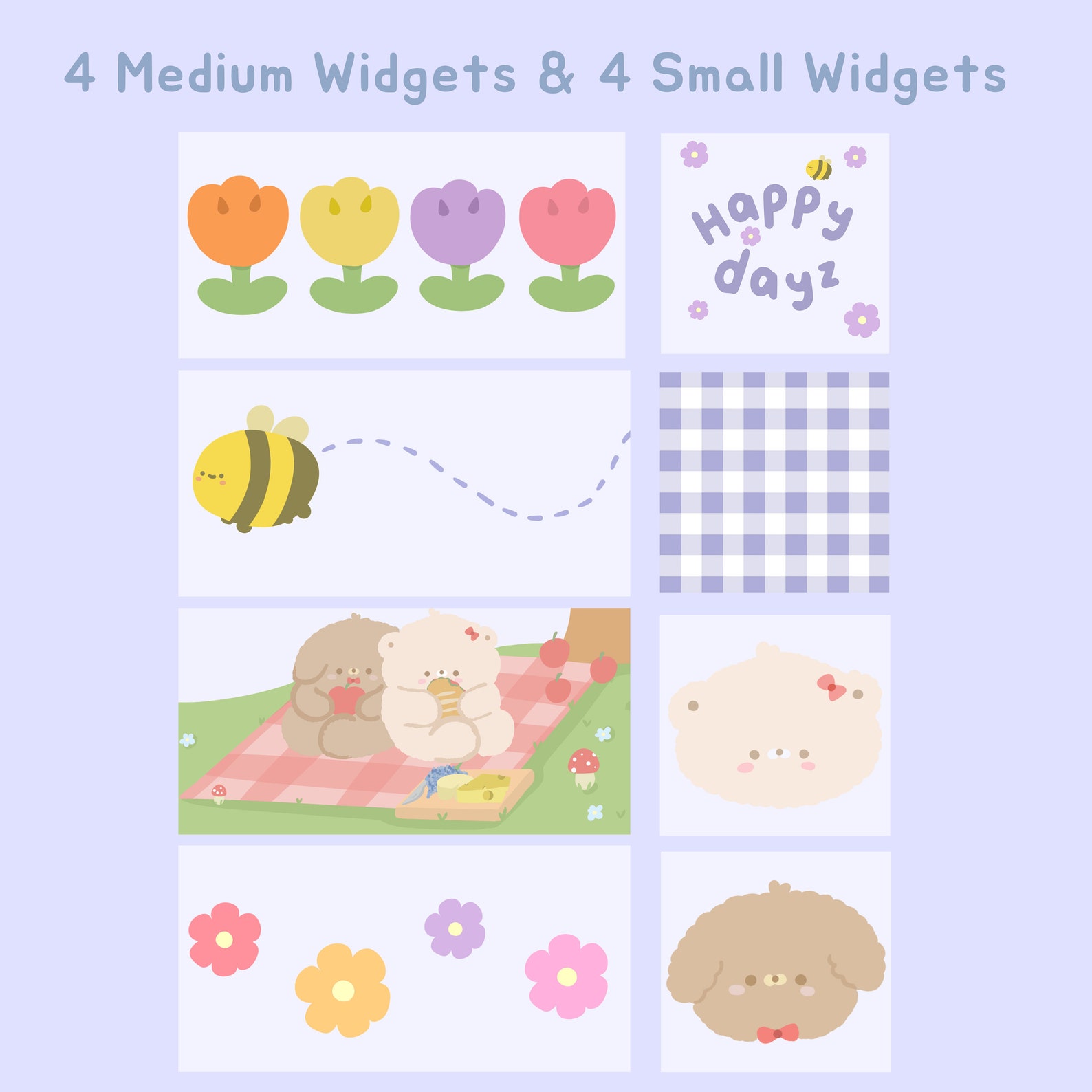 Happy Dayz Picnic App Icon Set | Ios 16 | Cute App Icons | Kawaii App ...