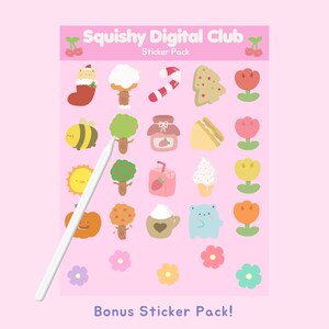 Pastel Digital Planner | Undated Digital Planner | Cute Digital Planner ...