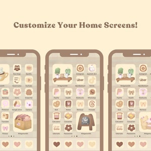 Cute App Icons | Coffee App Icons | Home Screen Set up | Kawaii App ...