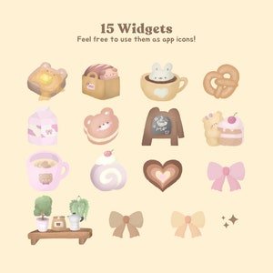 Cute App Icons | Coffee App Icons | Home Screen Set up | Kawaii App ...