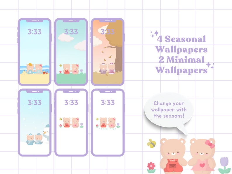 Cute Pastel App Icons Home Screen Set up Kawaii App Icon Pack Cute App ...