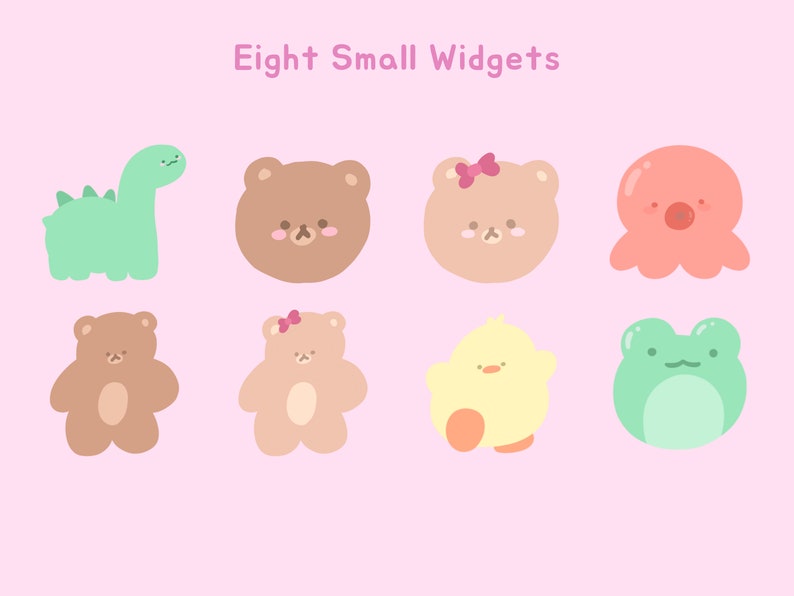 Random Cute Things App Icon Set | Cute App Icons | Home Screen | Kawaii ...