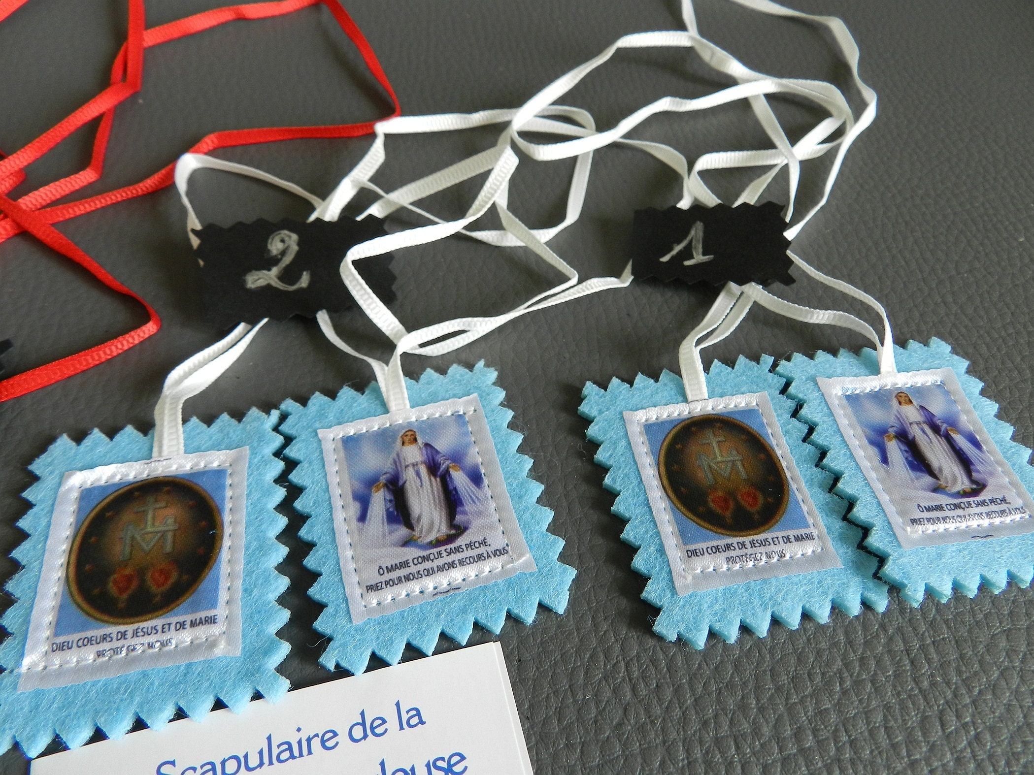 Religious Scapular - Miraculous Scapular - Precious Blood Scapular ...