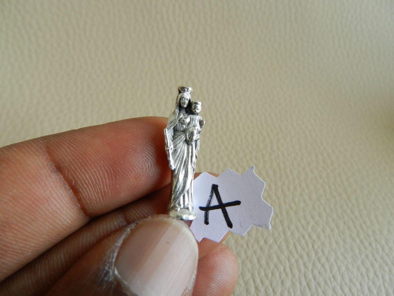 Mini Saint Statues for Prayer Altar, Mini Miraculous Virgin Statue ...