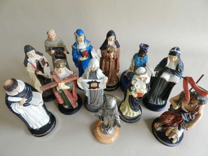 Catholic Saint Figurine, Miraculous, Patron Saint Statue, Saint ...