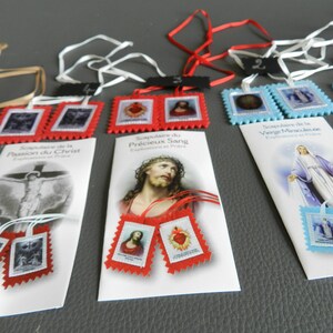 Religious Scapular - Miraculous Scapular - Precious Blood Scapular ...