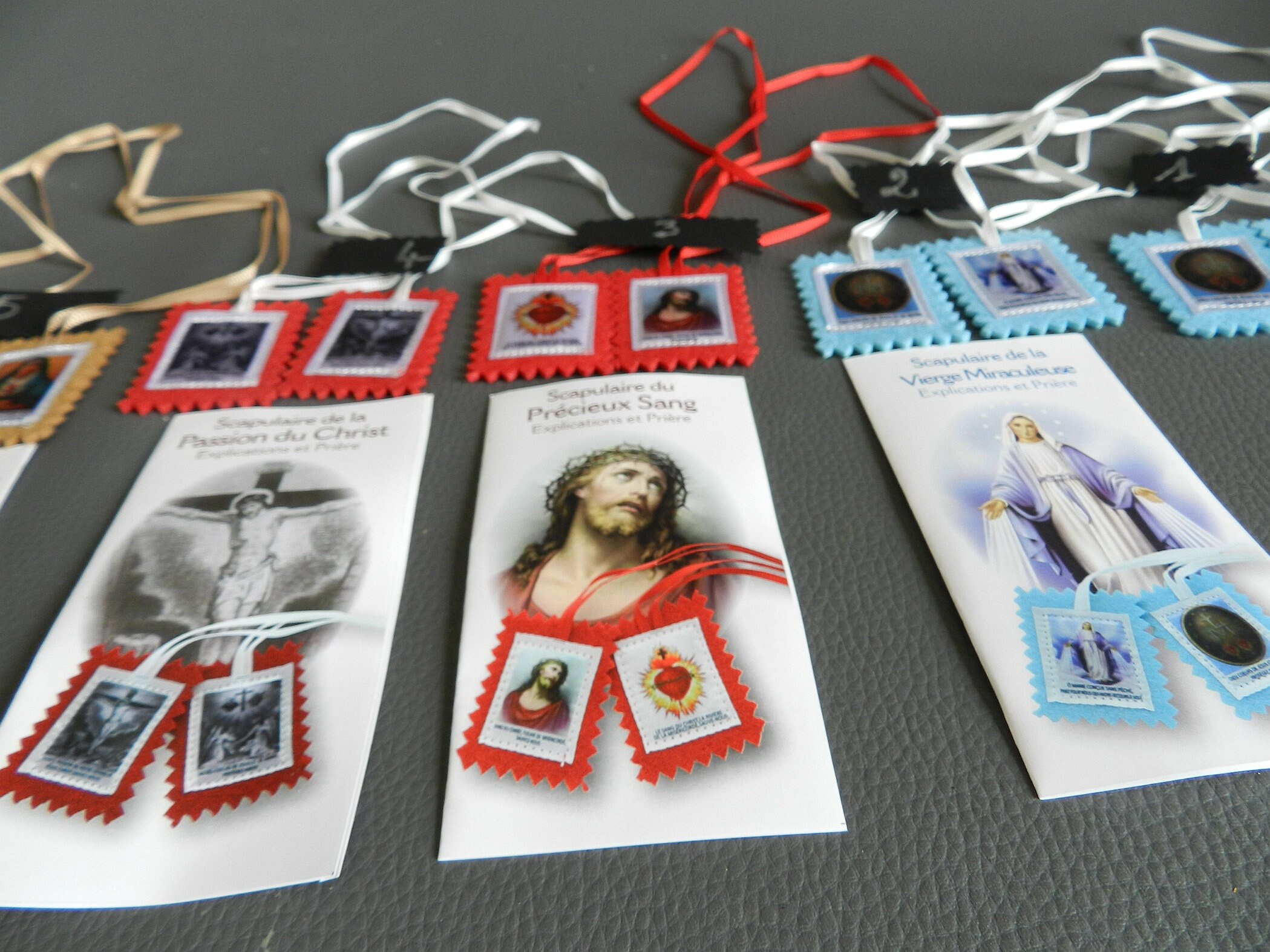 Religious Scapular - Miraculous Scapular - Precious Blood Scapular ...
