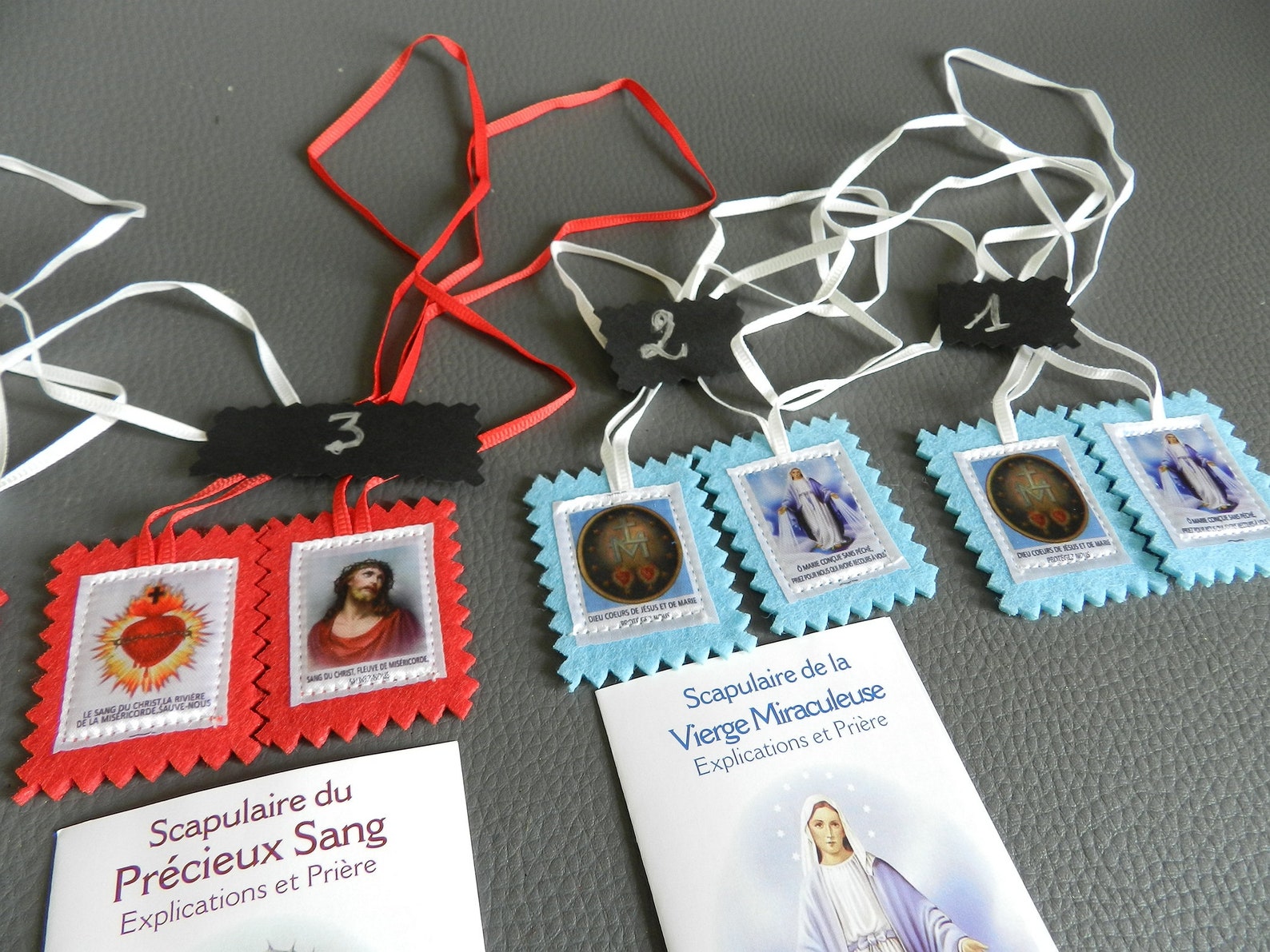 Religious Scapular - Miraculous Scapular - Precious Blood Scapular ...