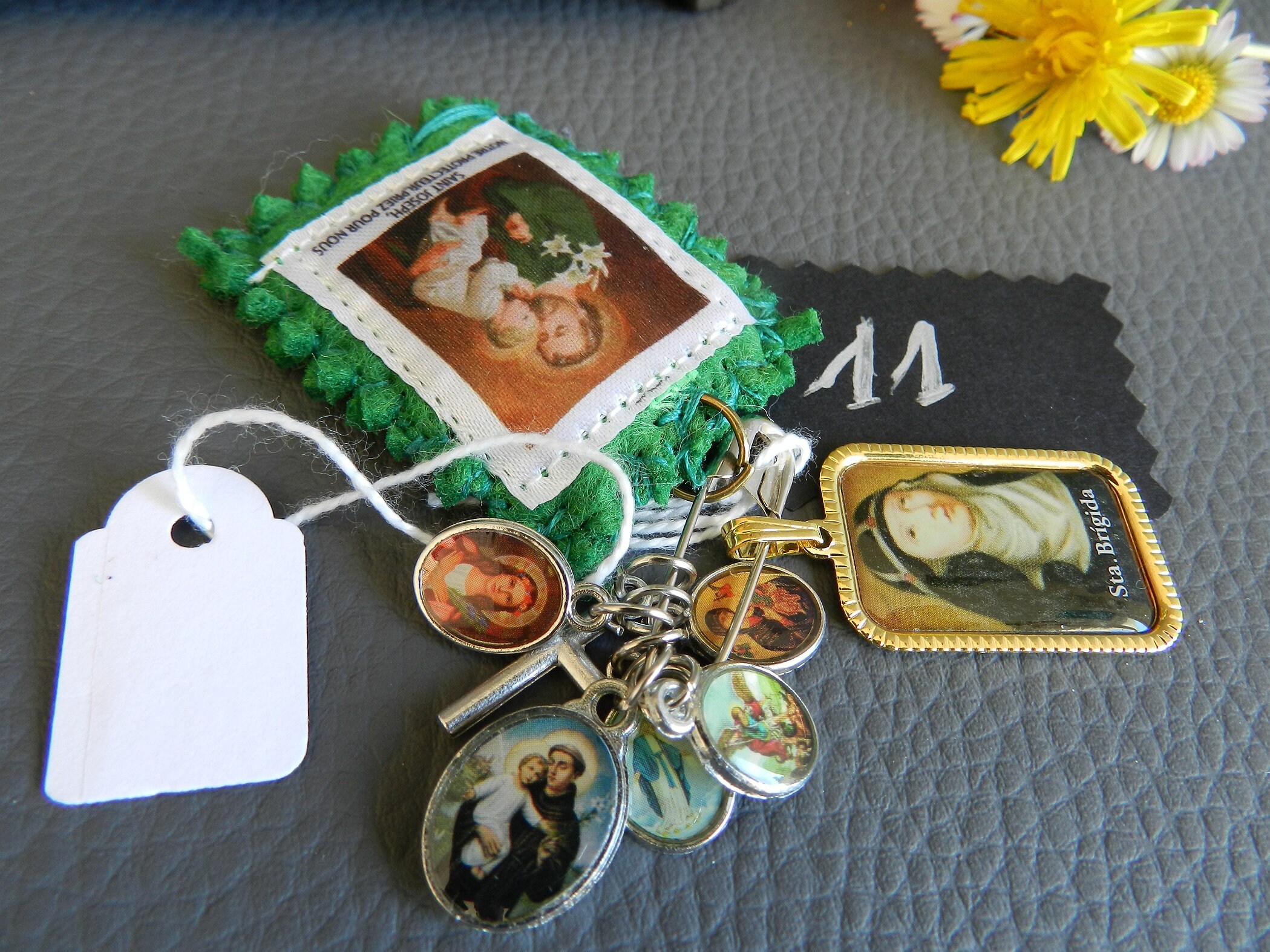 Sacred Heart Scapular Medal Blessed by a Priest, Sacred Heart of Jesus ...