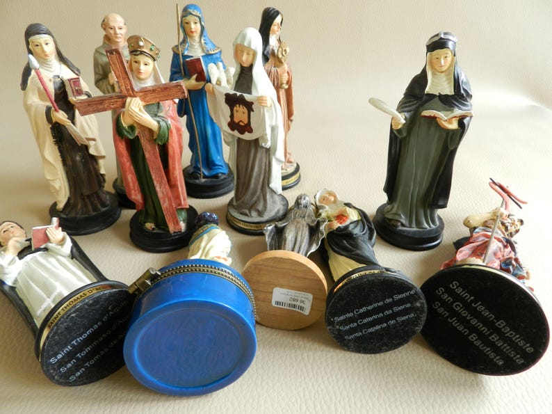 Catholic Saint Figurine, Miraculous, Patron Saint Statue, Saint ...