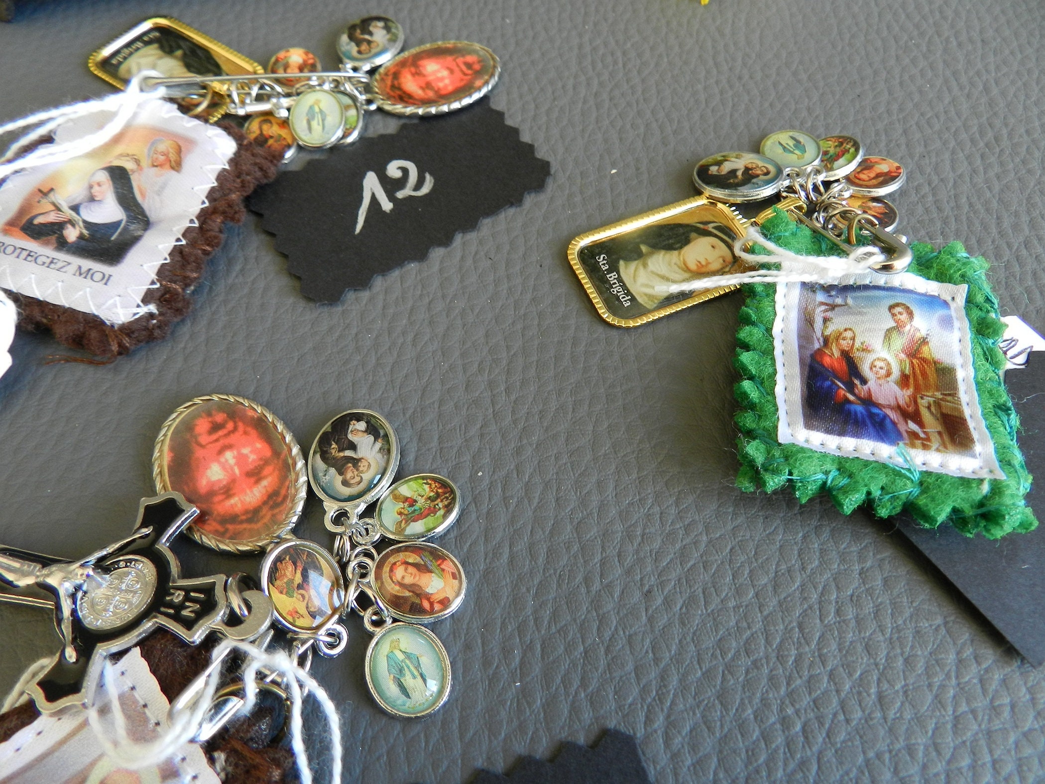 Sacred Heart Scapular Medal Blessed by a Priest, Sacred Heart of Jesus ...