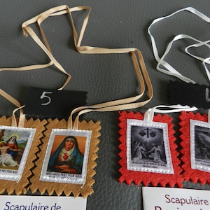 Religious Scapular - Miraculous Scapular - Precious Blood Scapular ...