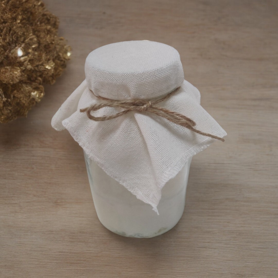 Eco-friendly Muslin Jar Cover for Kefir Fermentation - Ideal for Water ...
