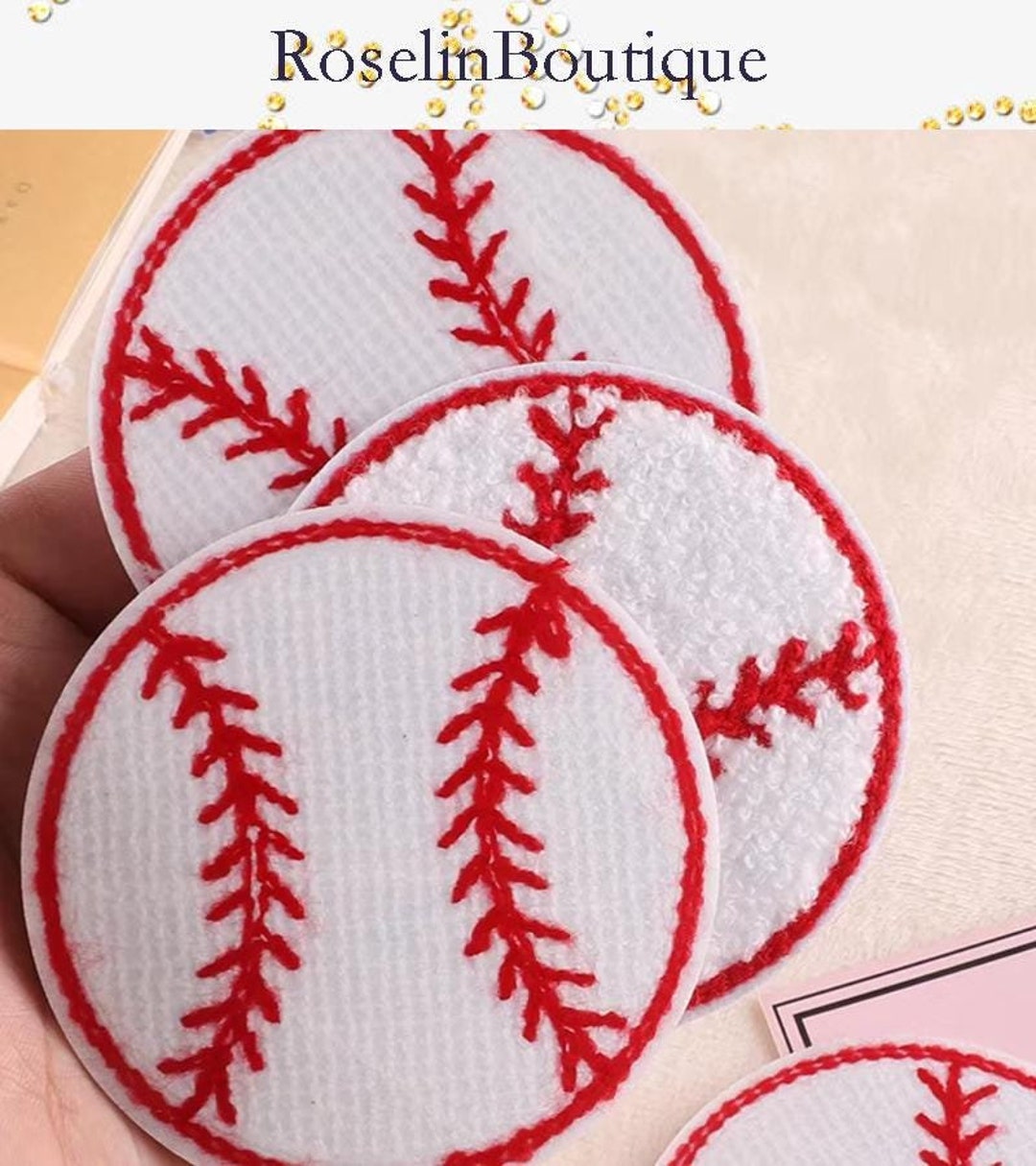 Baseball Chenille Patches, Sports Patches, Iron on Patches for DIY ...