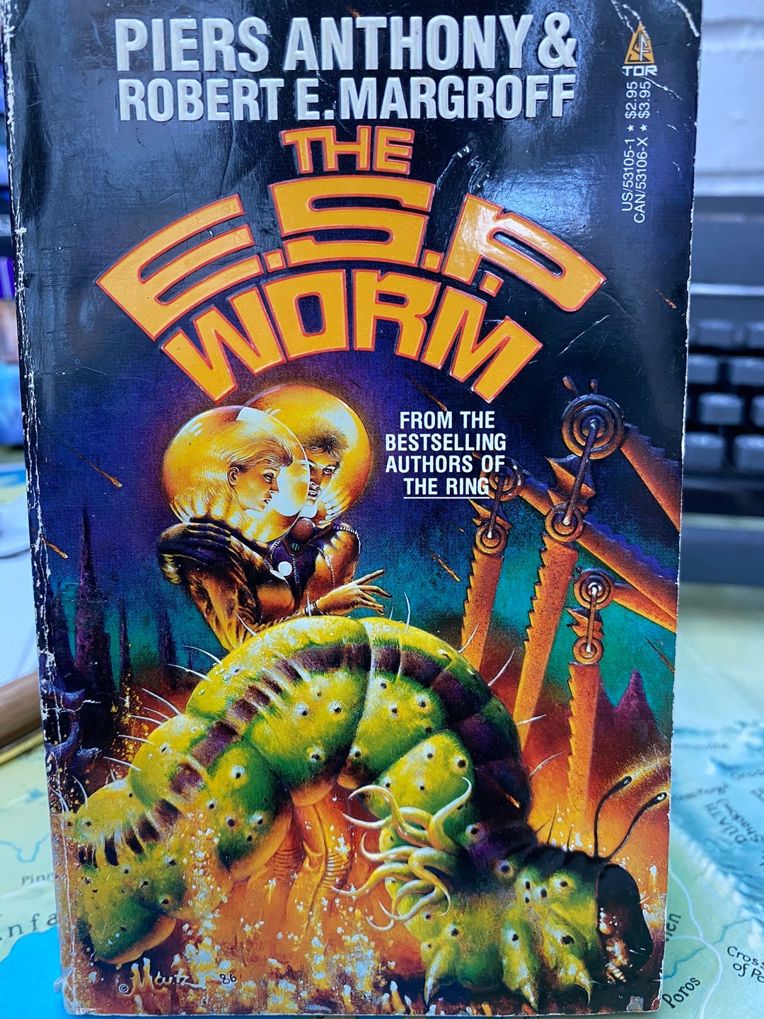 The ESP Worm. Retro Scifi Book. Second Hand Scifi Book. - Etsy