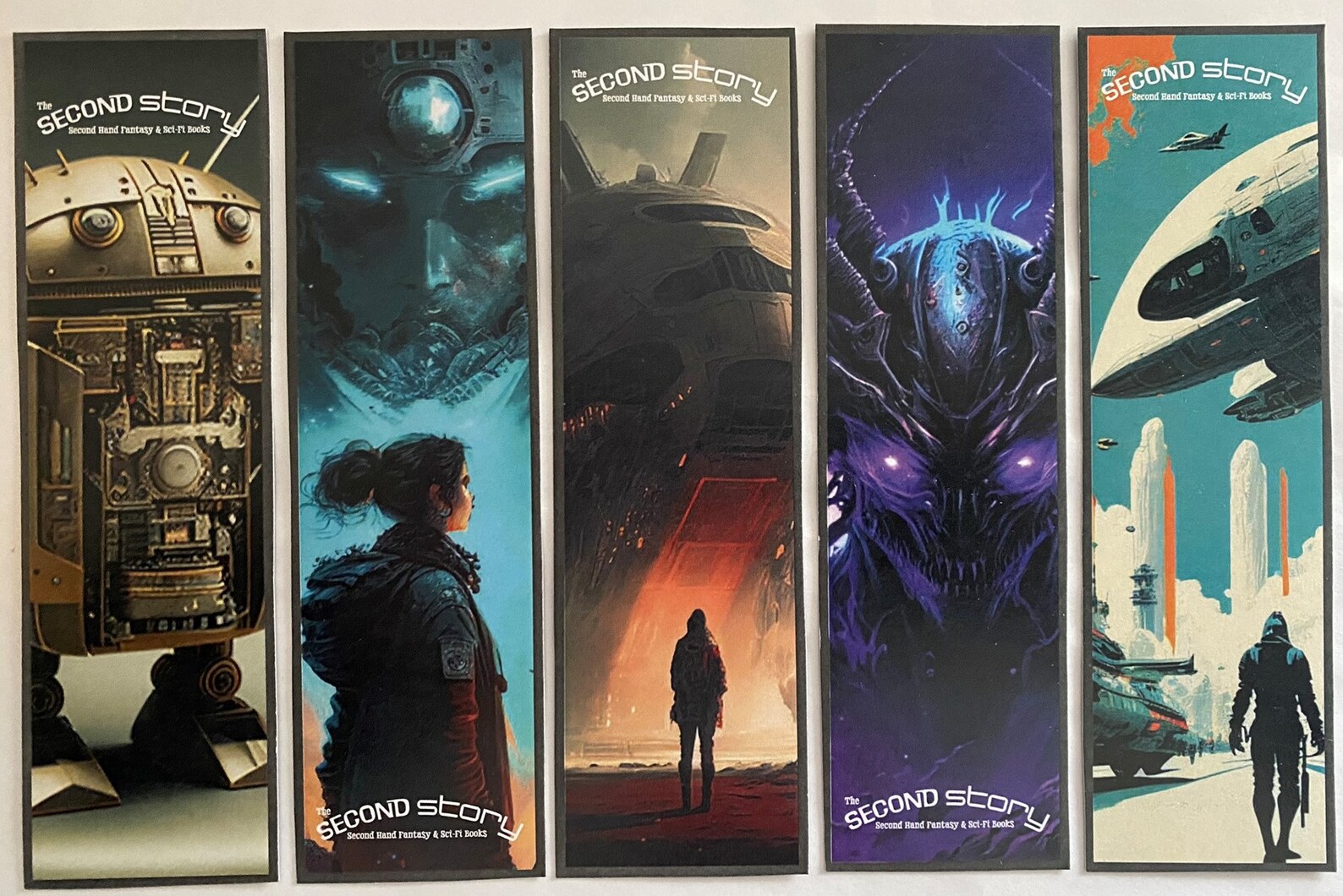 Scifi Bookmark Adventurer Set 1 No.1 - Etsy