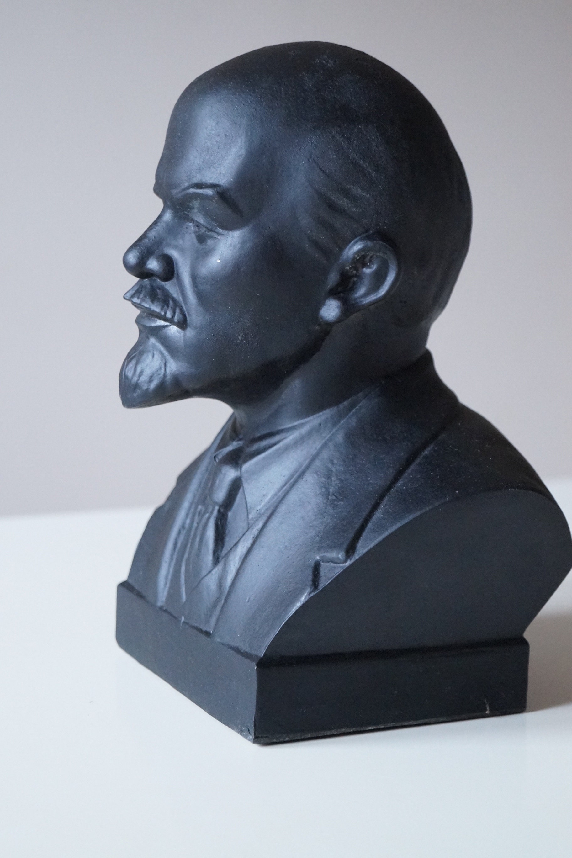 1,6 Kg LENIN Metal Bust Big & Heavy USSR Production Full Factory ...