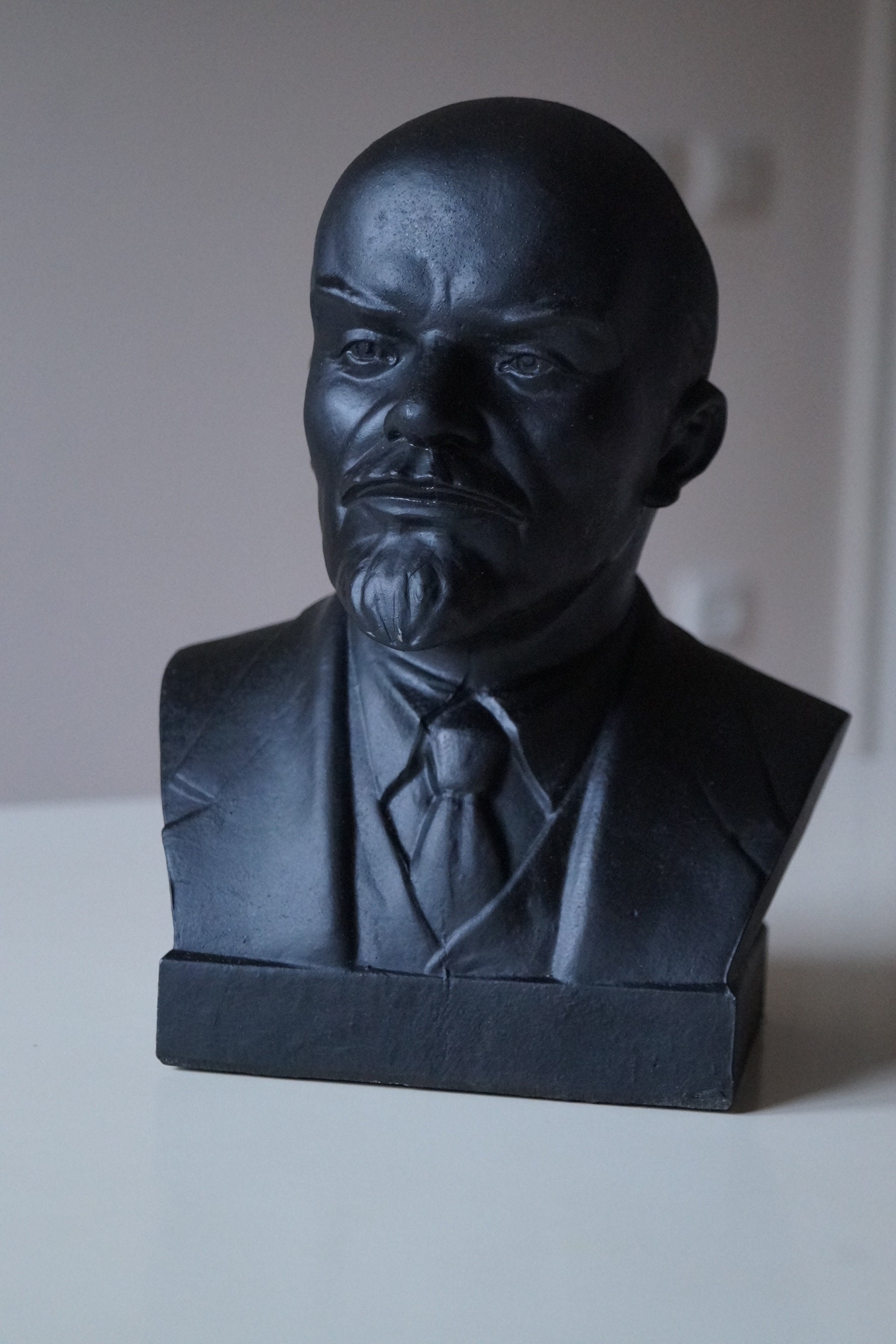 1,6 Kg LENIN Metal Bust Big & Heavy USSR Production Full Factory ...