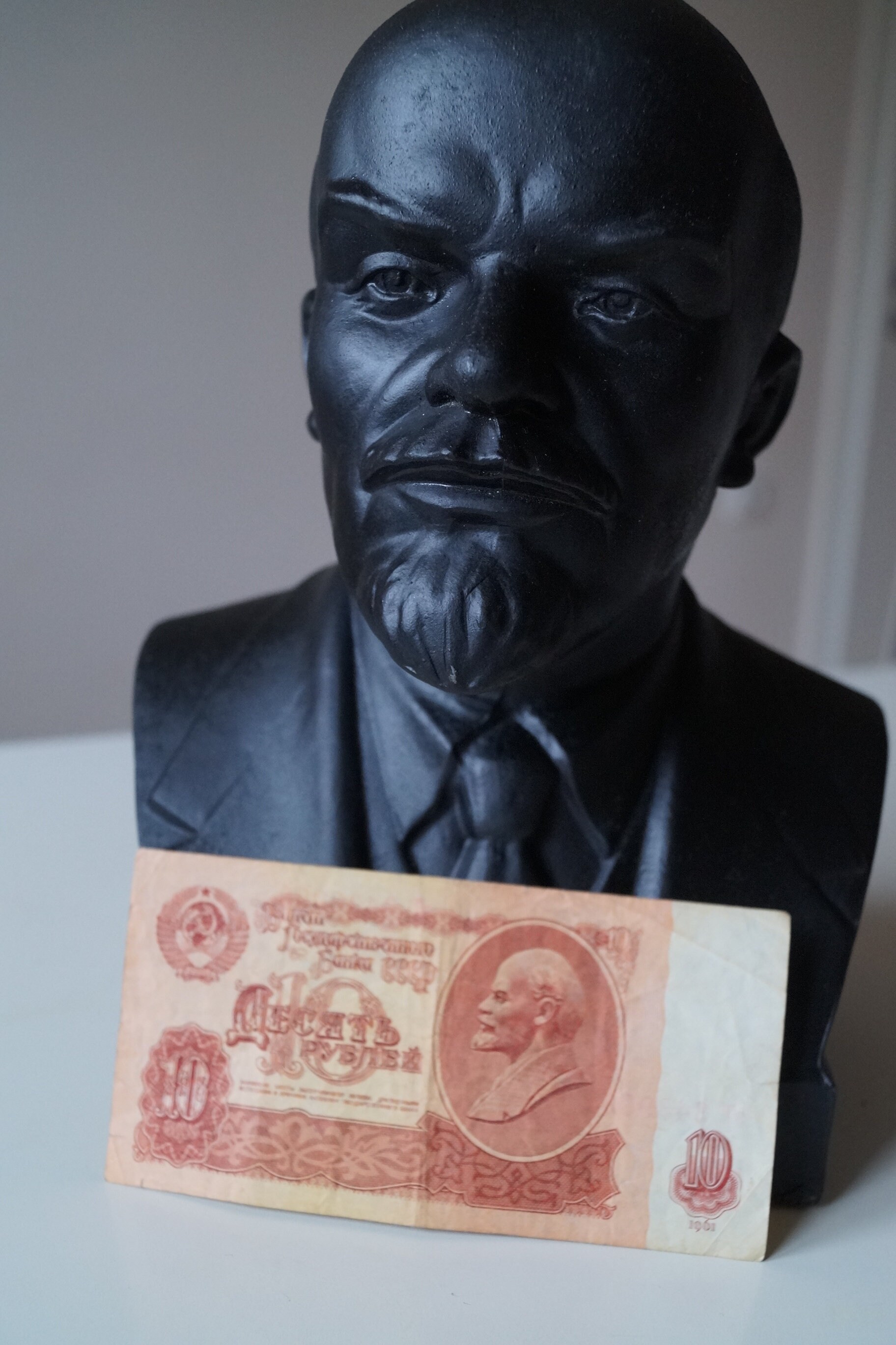 1,6 Kg LENIN Metal Bust Big & Heavy USSR Production Full Factory ...