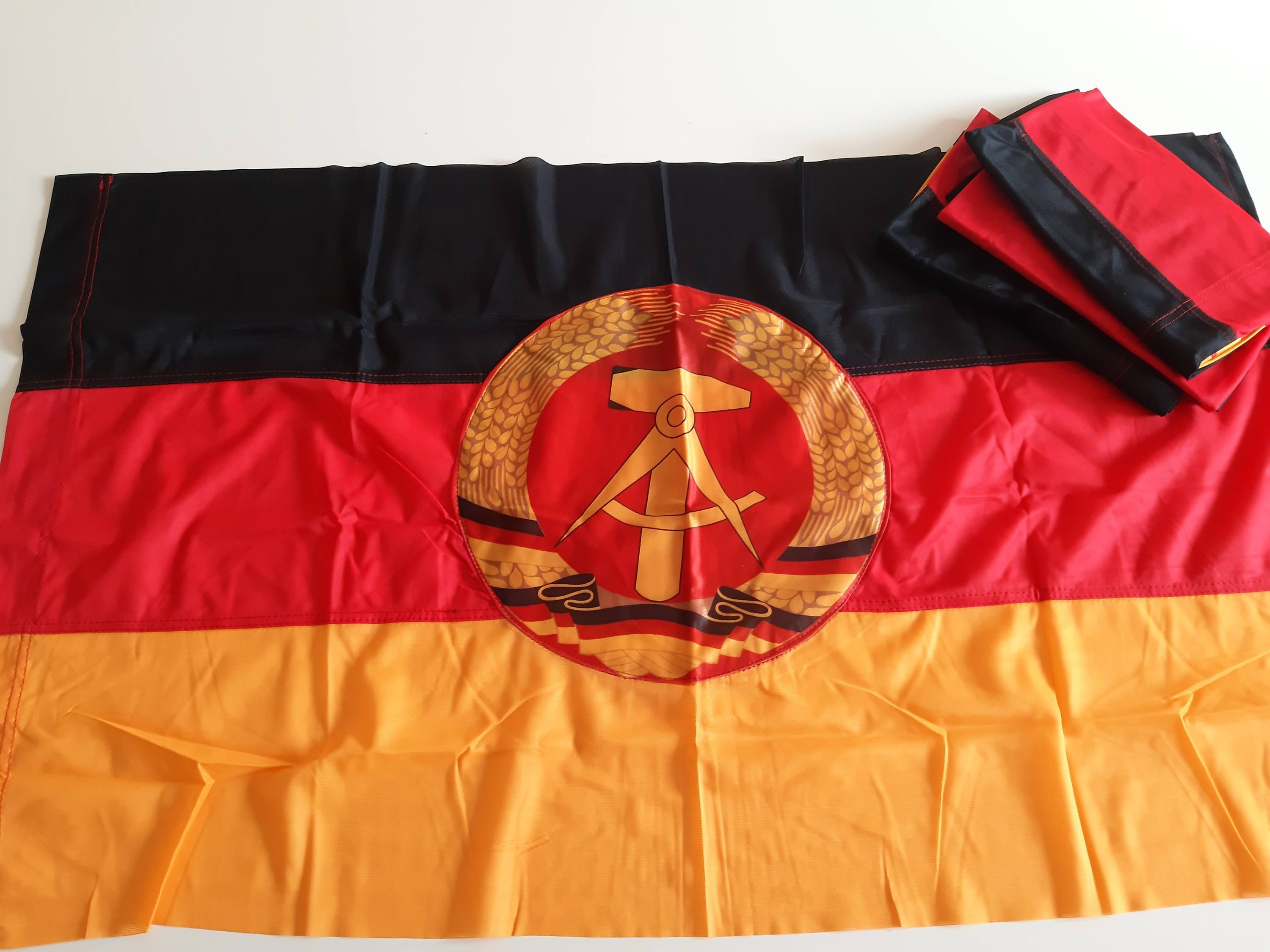 Unused GDR Flag 1987 Original Communist East Germany DDR Fahne NVA ...