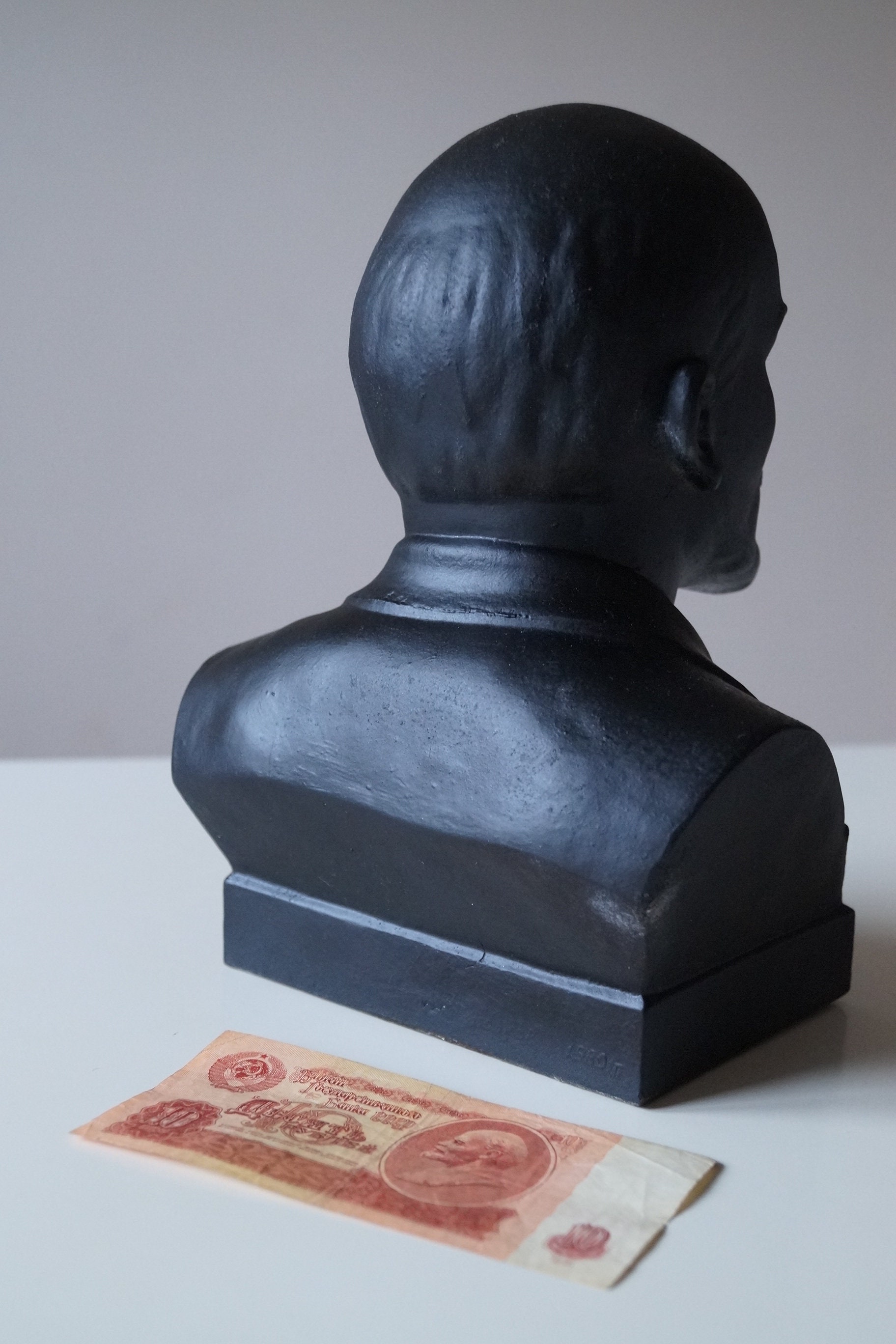 1,6 Kg LENIN Metal Bust Big & Heavy USSR Production Full Factory ...