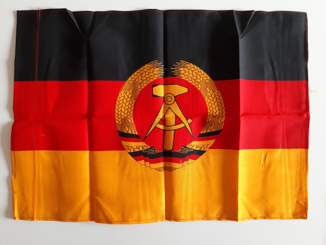 New GDR Flag 1985 Original Communist East Germany DDR Fahne NVA Stasi ...