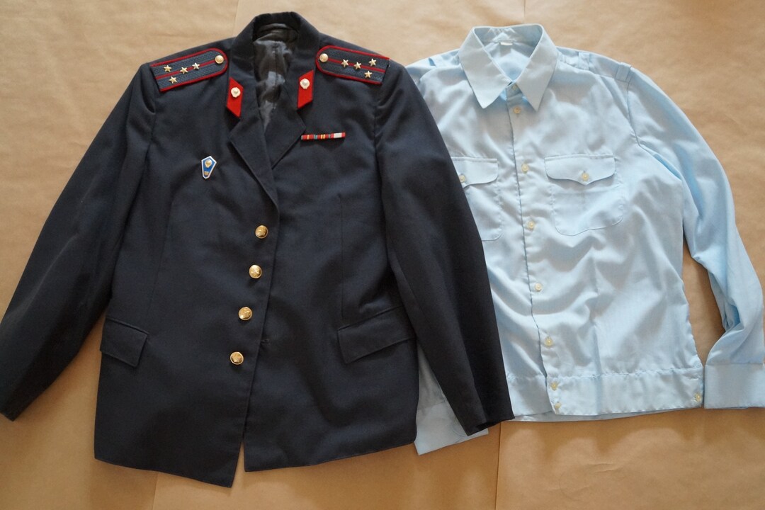 Uniform Soviet Police Captain Army USSR Russia Ukraine - Etsy