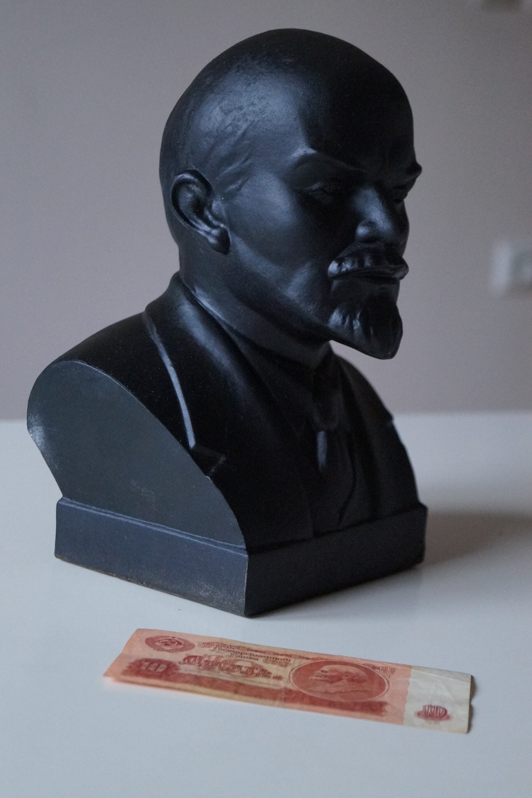 1,6 Kg LENIN Metal Bust Big & Heavy USSR Production Full Factory ...
