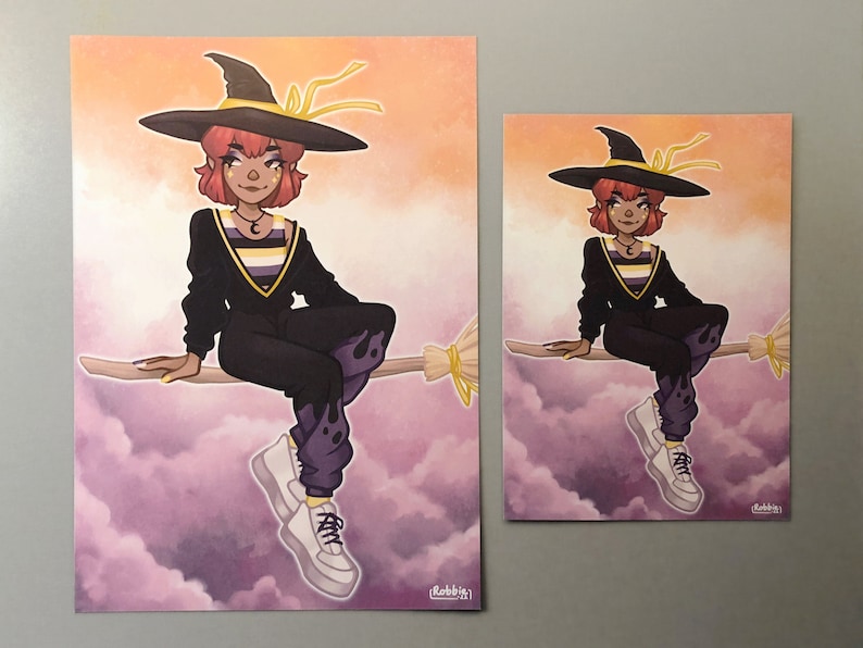Mermaid & Witch Art Prints, Transgender and Nonbinary Original ...