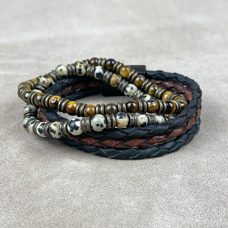 Mens Bracelet Set - Etsy