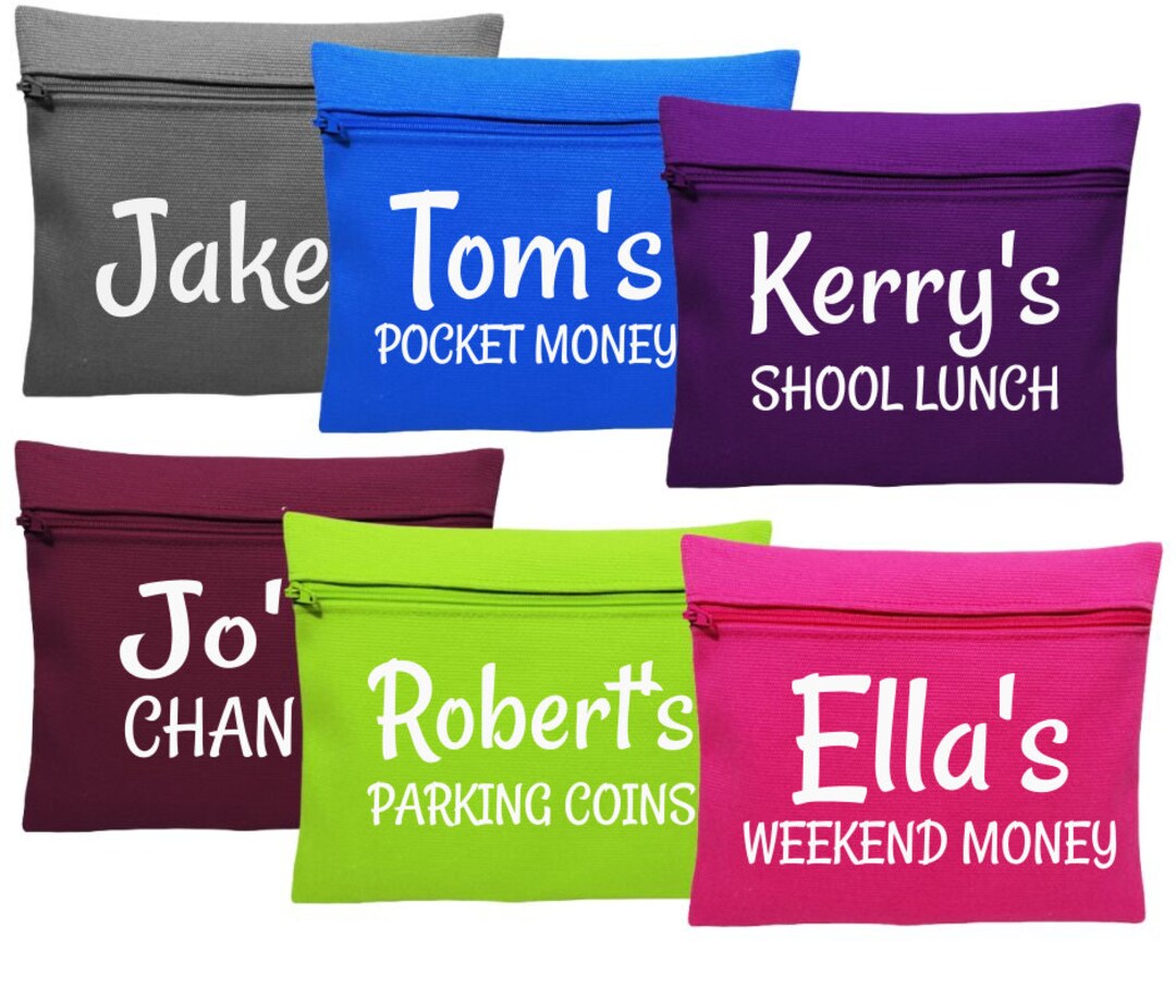 Purse, Personalised Purse,wallet,coin Money Case,change Case,pocket ...