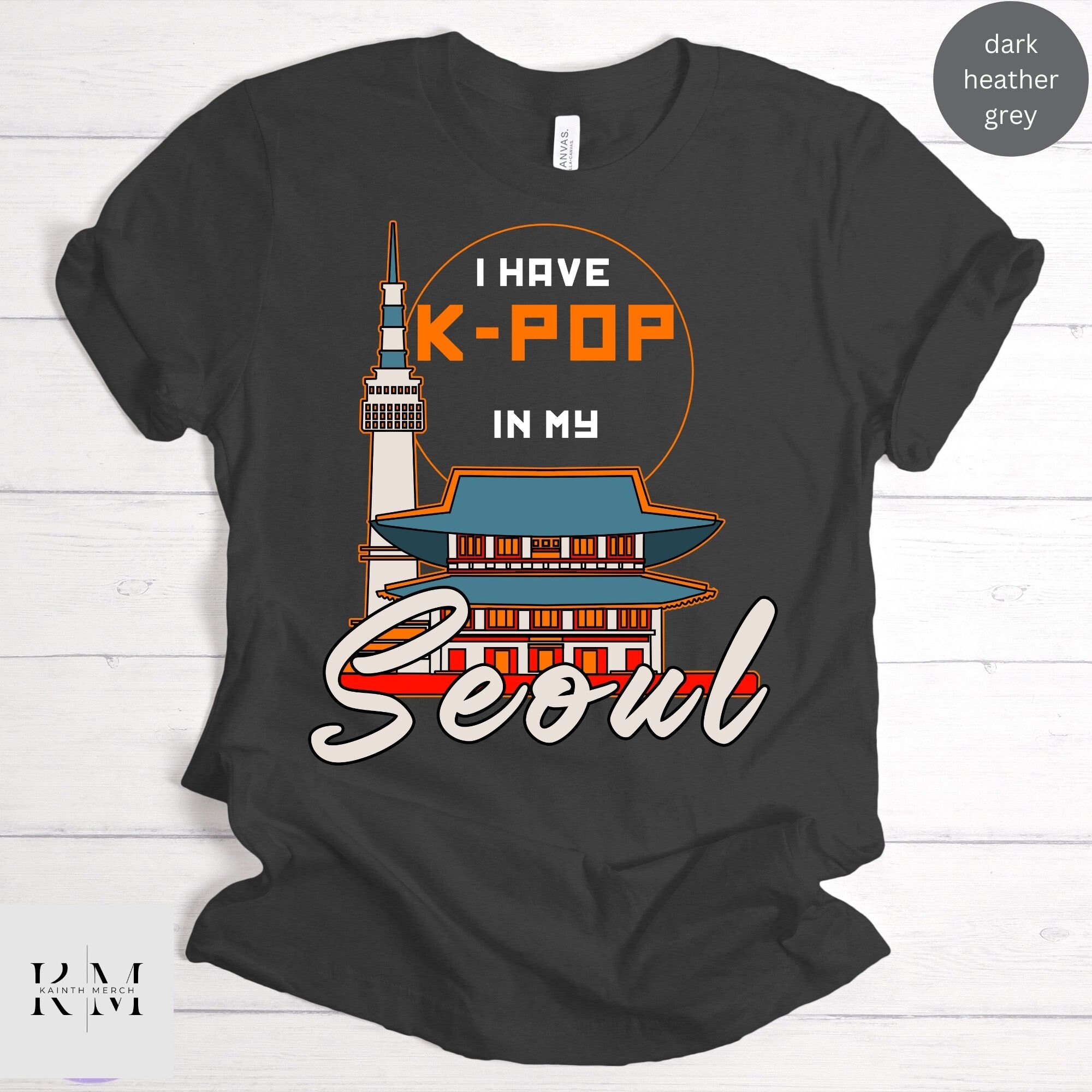 Korean Seoul Fan Korean Culture Fan Shirt for Asian Aesthetics Lover ...