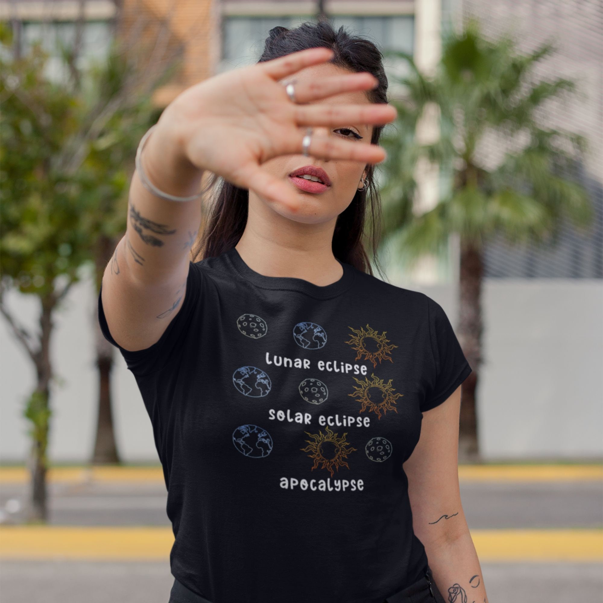 Embrace Celestial Dance: Solar & Lunar Eclipse Meets Apocalypse Awe ...