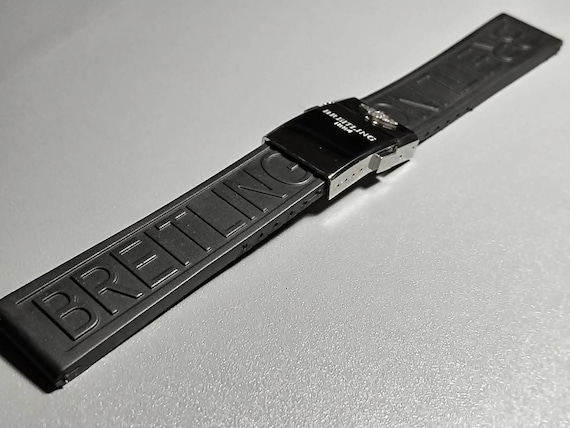 Breitling New 22mm/24mm High Quality Replacement Rubber Strap - Etsy