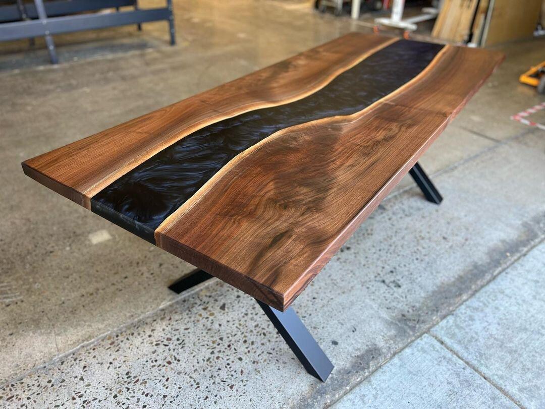 Epoxy Resin Table, Made to Order Table, Custom Dining Table, Ocean ...