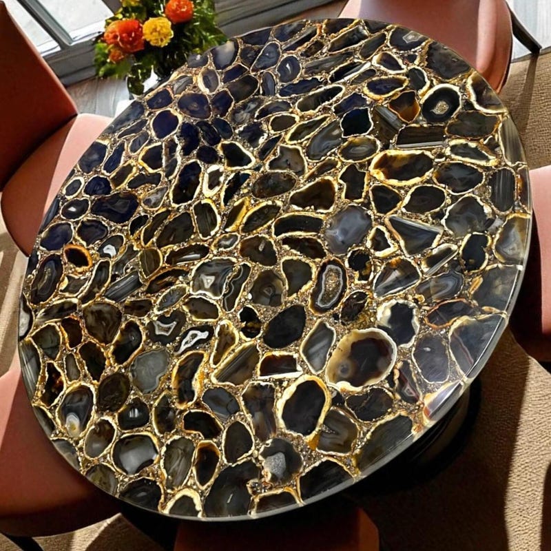 Agate End Table - Etsy