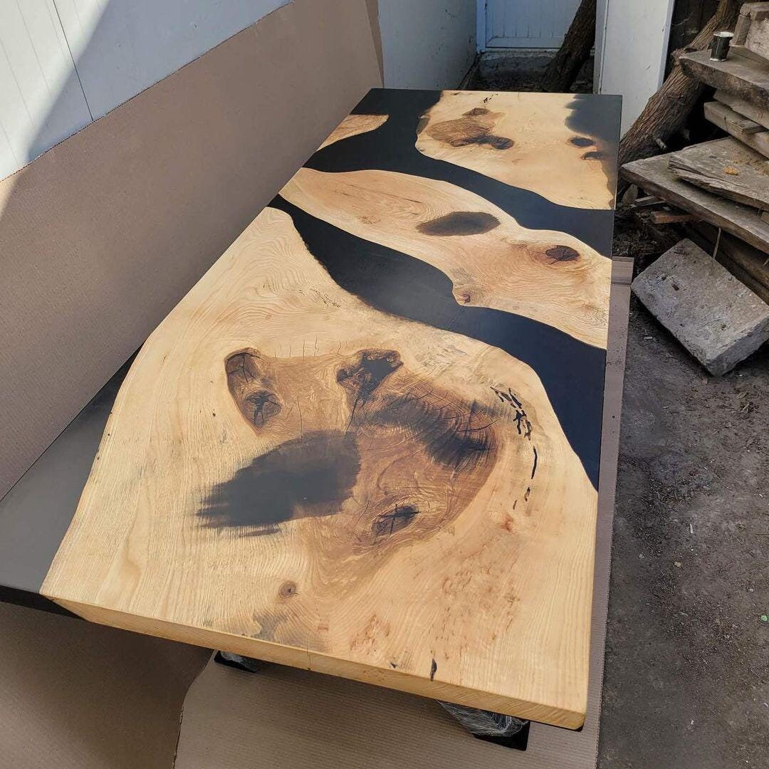 Epoxy Resin Table, Made to Order Table, Custom Dining Table, Ocean ...