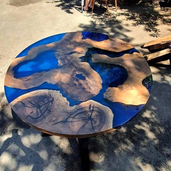Round River Table - Etsy